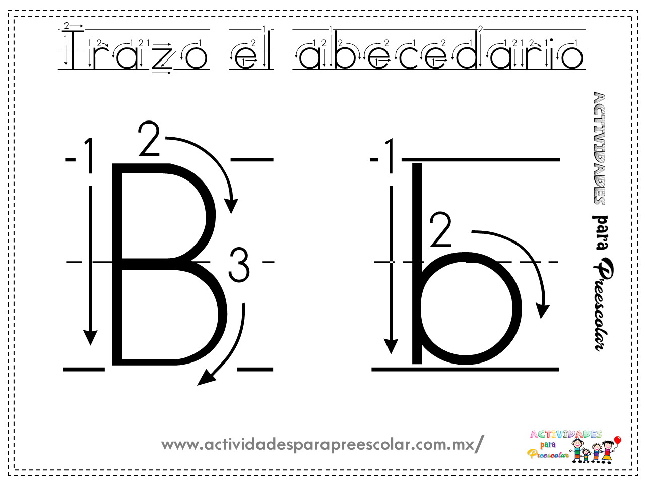Trazo del abecedario