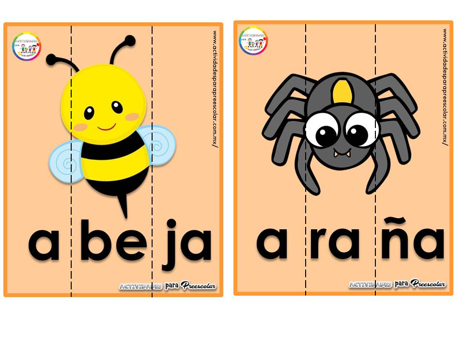 Silabario de animales