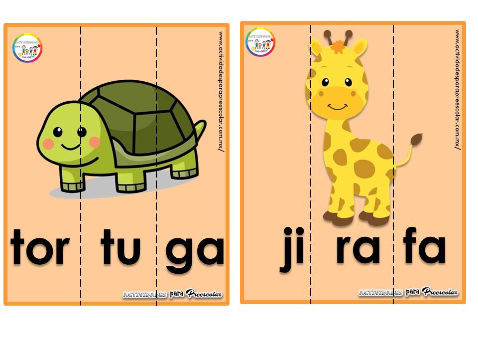 Silabario de animales