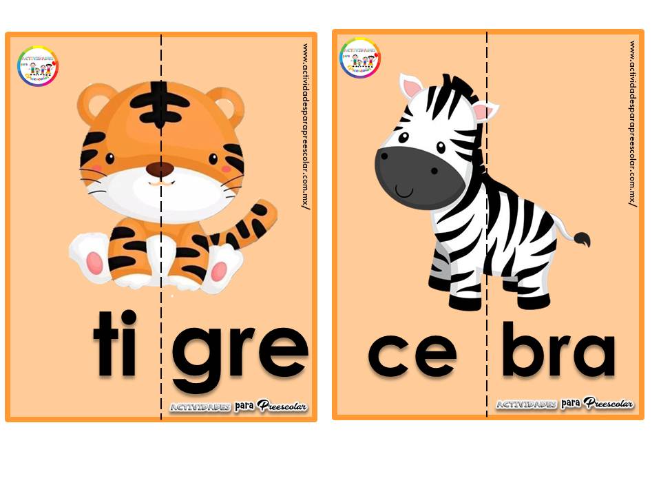 Silabario de animales