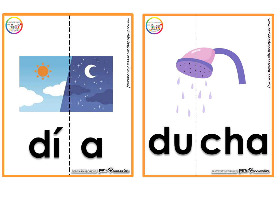 Tarjetas de Sílabas