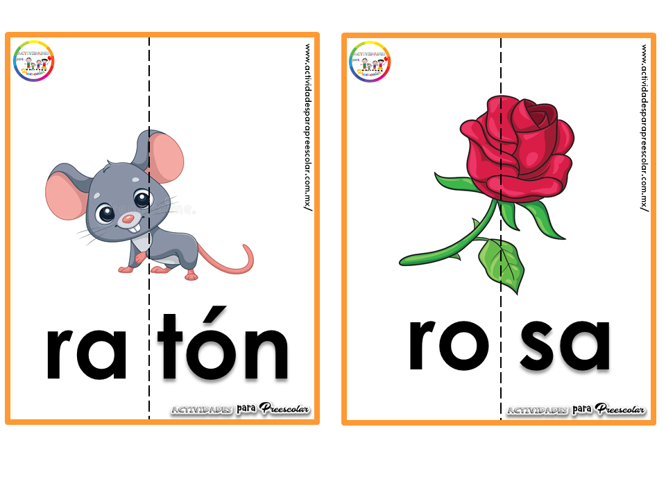 Tarjetas de Sílabas