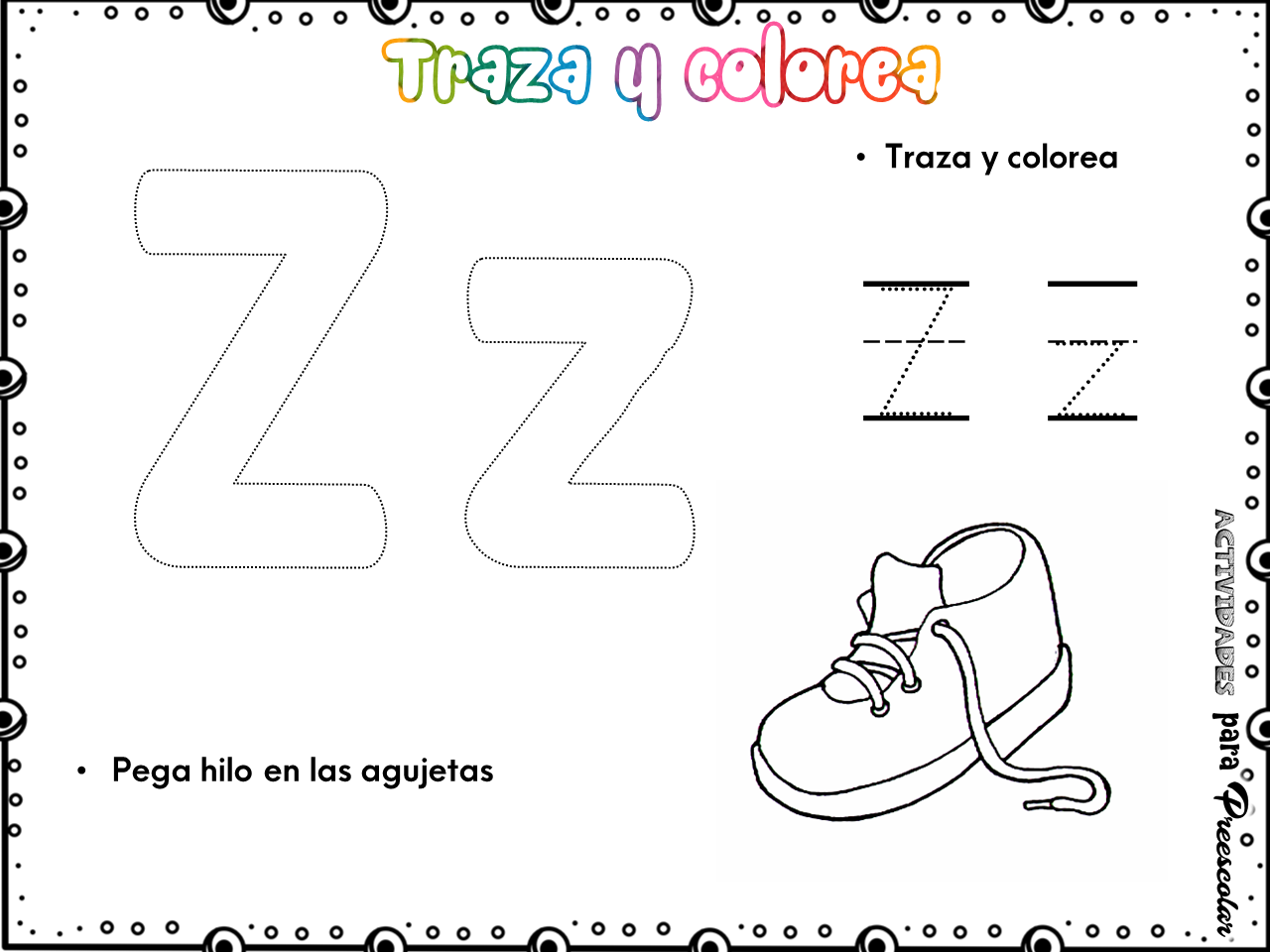 Actividades para trabajar el abecedario
