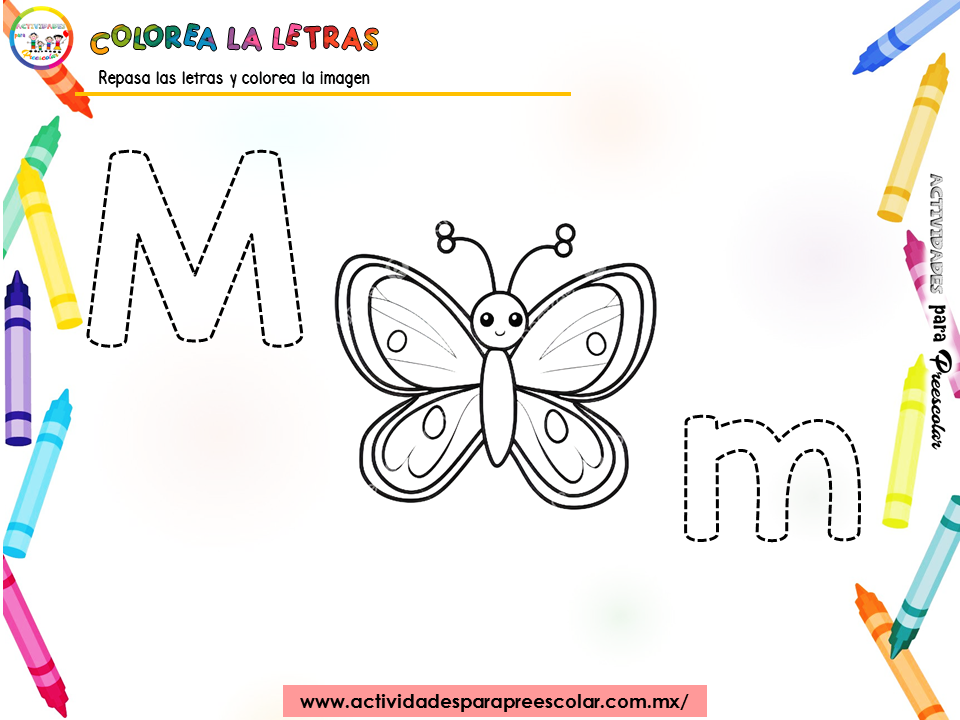 Colorea el abecedario